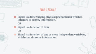 signals and systems | PPTX