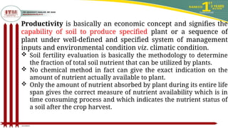 Soil fertility evaluation and quality.pptx
