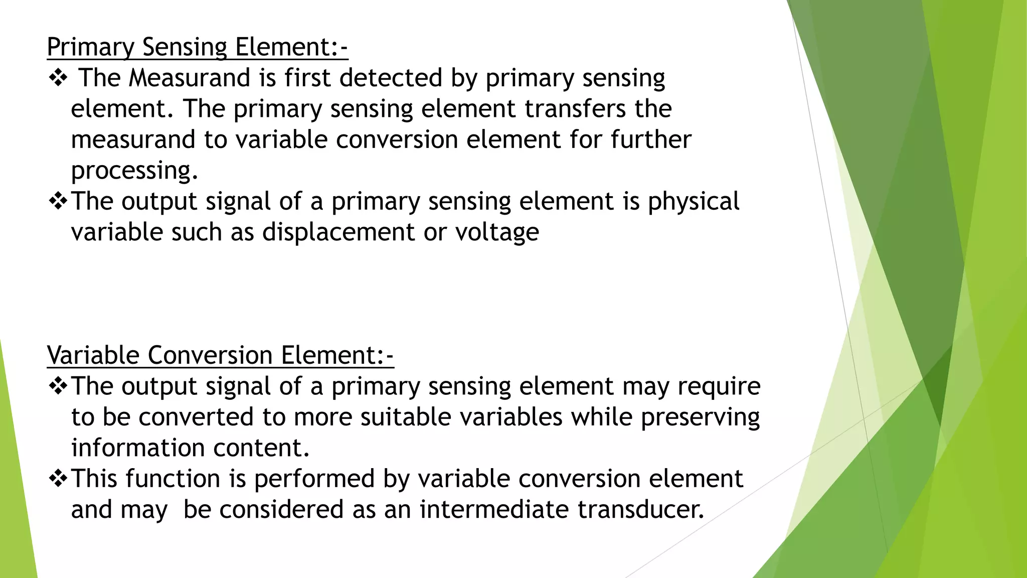 Sensors and measurement | PDF