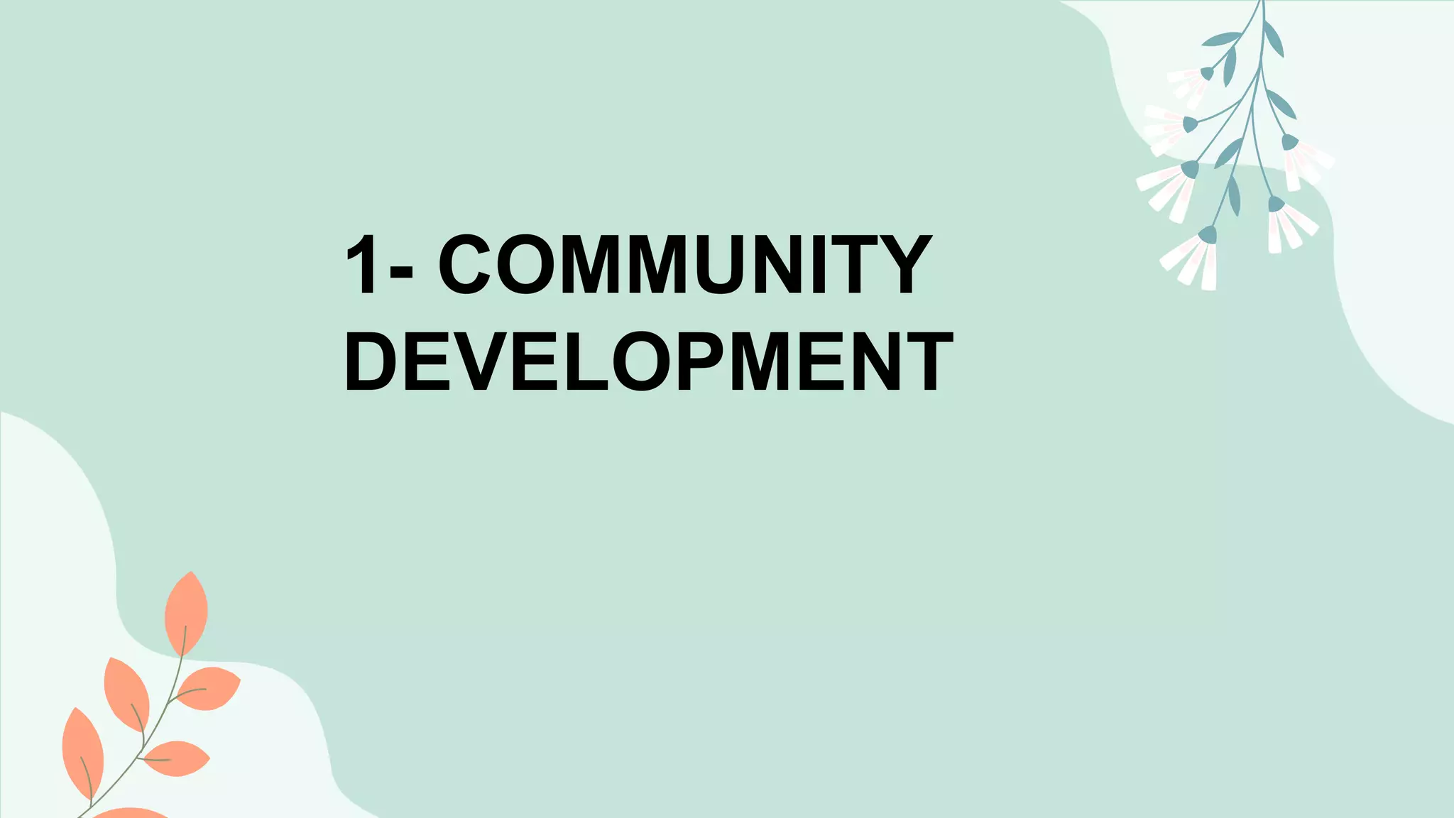 Community Development | PPTX