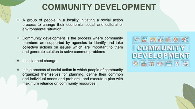 Community Development | PPTX | Non-Profit Organizations | Industries