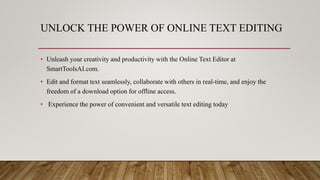OnlineTextEditor.pptx