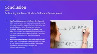 Transforming Software Engineering: Harnessing Large Language Models for ...