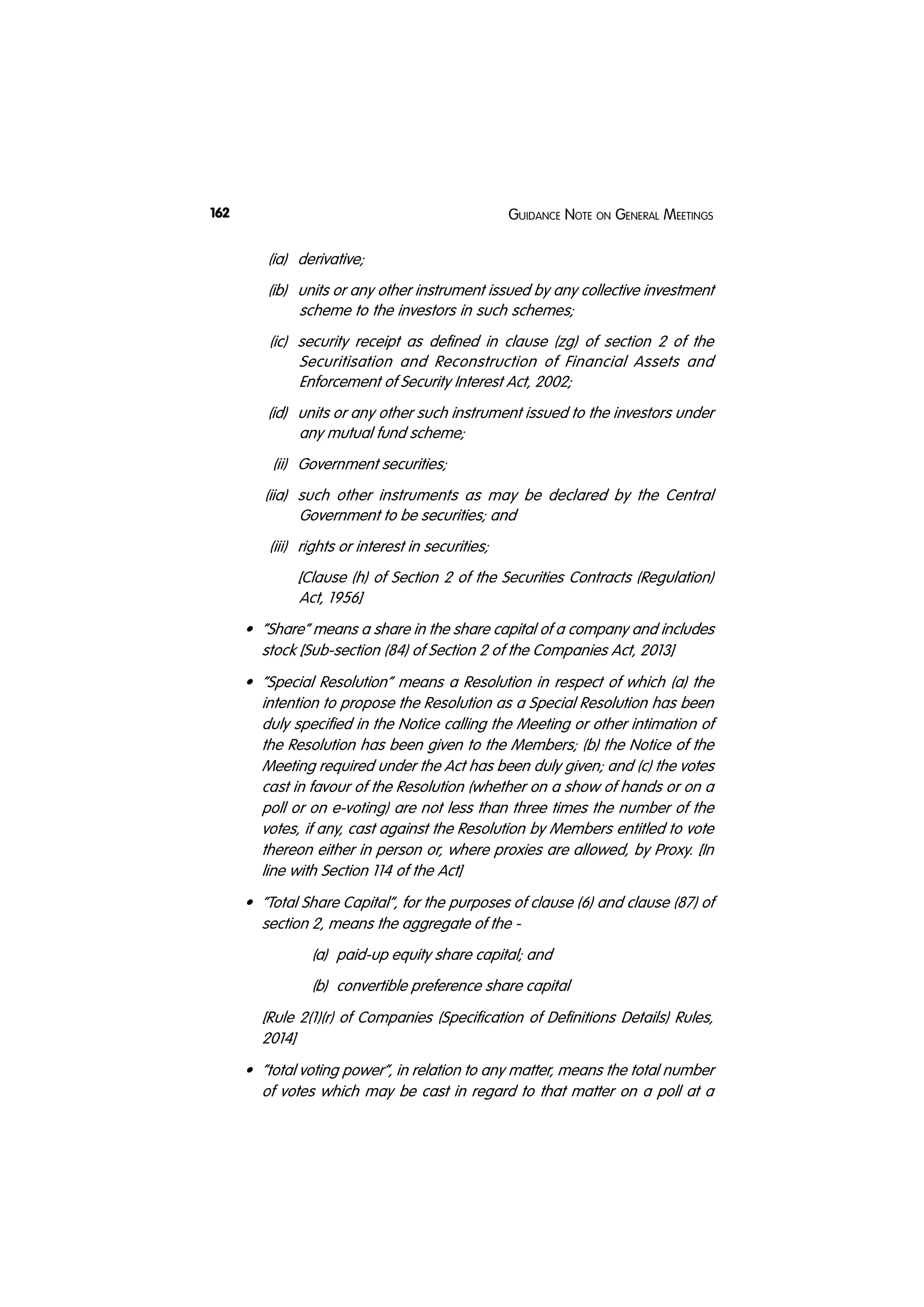 Guidance Note on Sceretarial Standard 2 of General M eeting issued by ...
