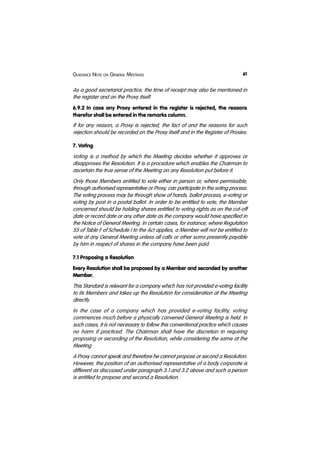 Guidance Note on Sceretarial Standard 2 of General M eeting issued by ...