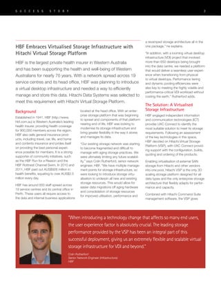 Hitachi Data Systems and HBF Success Story | PDF