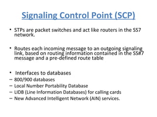 SS7 signalling system for Telecommunication Engineering | PDF | Computer Networking | Computing