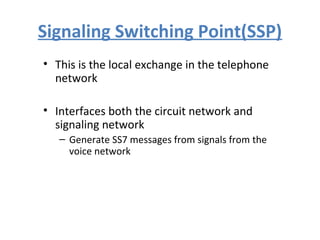 SS7 signalling system for Telecommunication Engineering | PDF | Computer Networking | Computing