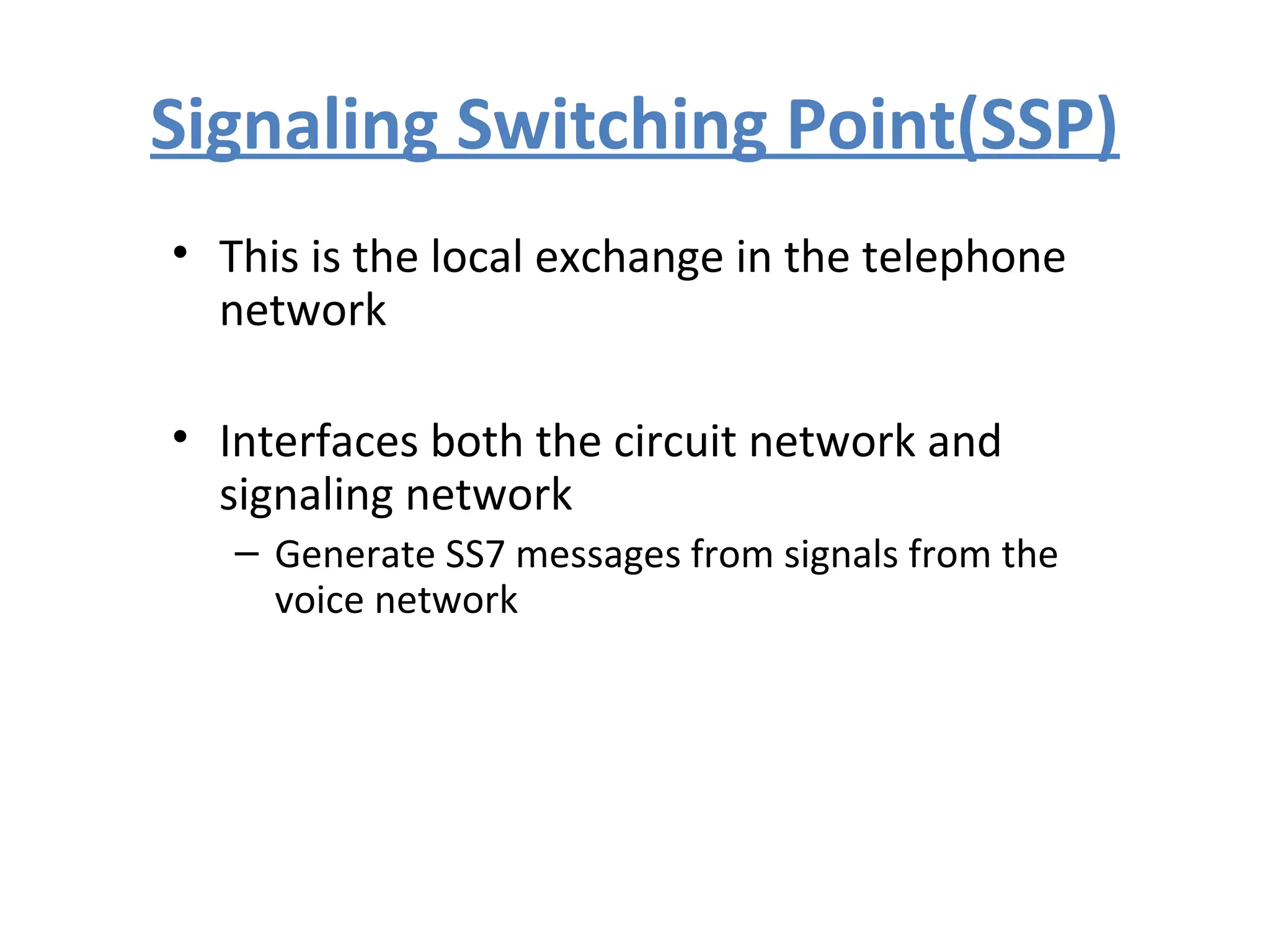 Common channel Signalling System No 7 ppt | PPT