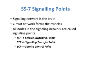 Common channel Signalling System No 7 ppt | PPT