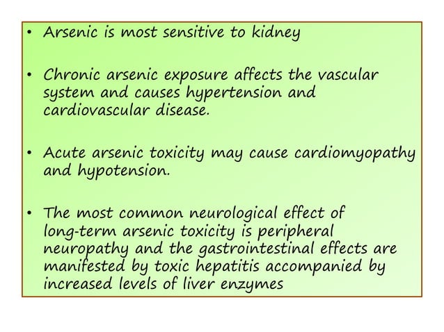 arsenic & mercury | PPT