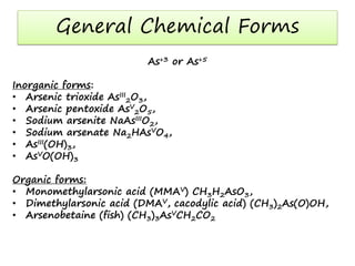 arsenic & mercury | PPT