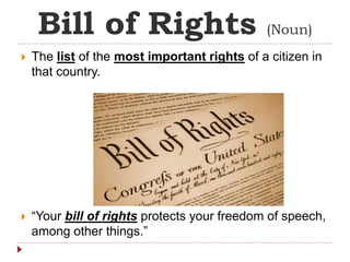 Citizenship and Education Social Studies Vocabulary Cards | PPT