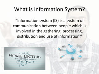 Computer Applications - The Information and Communication Technology in ...