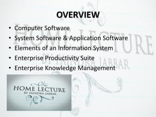 Computer Applications- Computer Software | PDF
