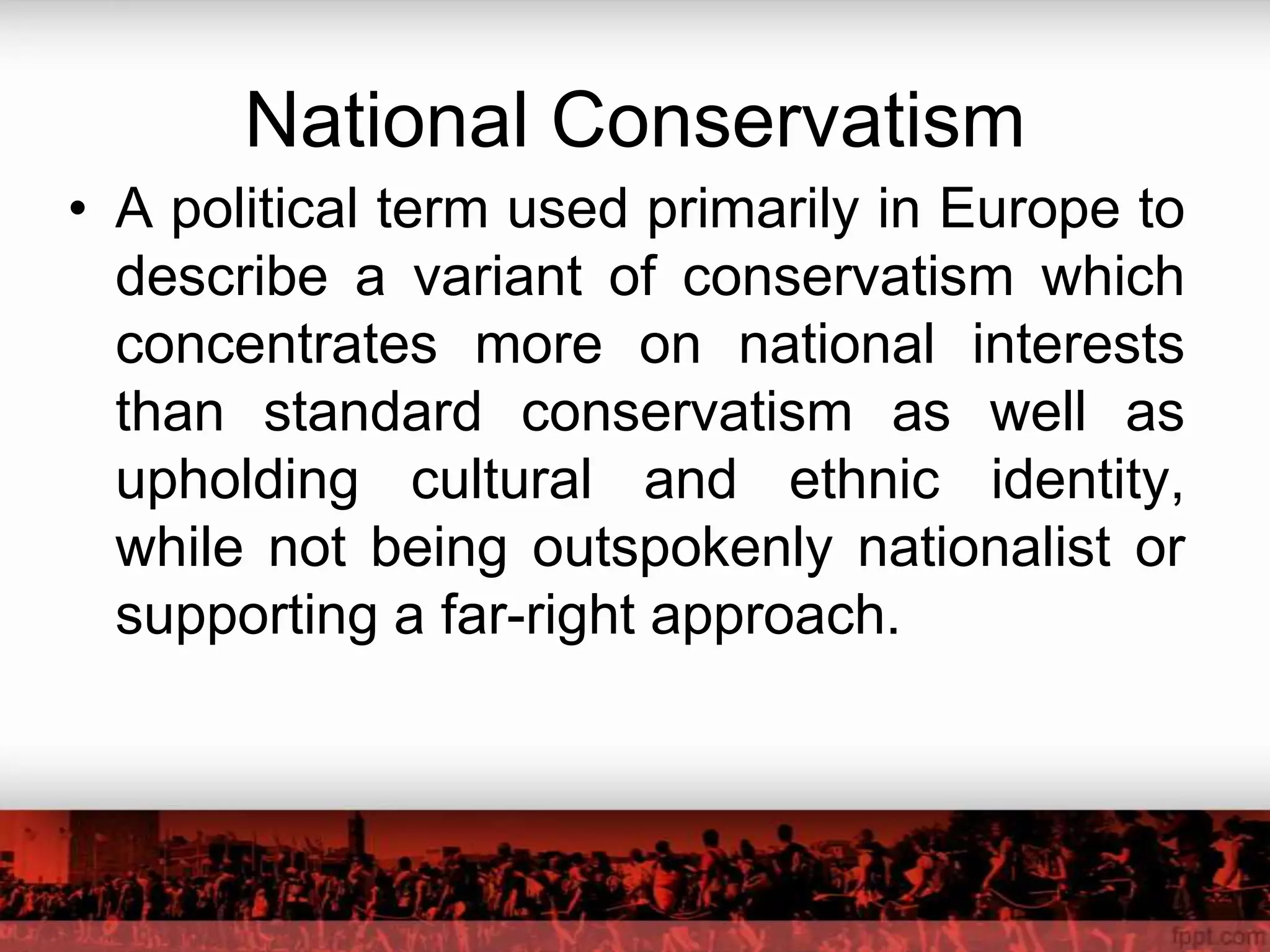 Conservatism | PPTX