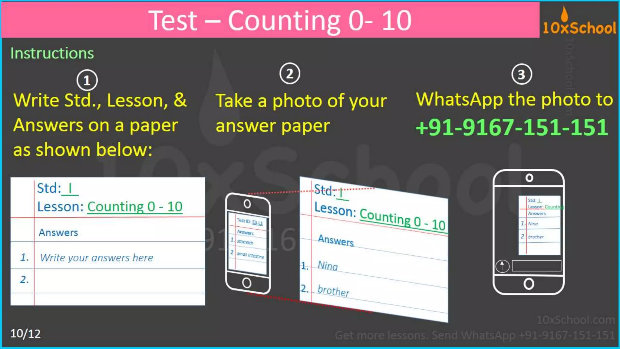 Math - Counting Numbers 0 - 100 | PPTX