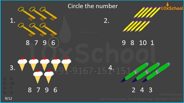Math - Counting Numbers 0 - 100 | PPTX