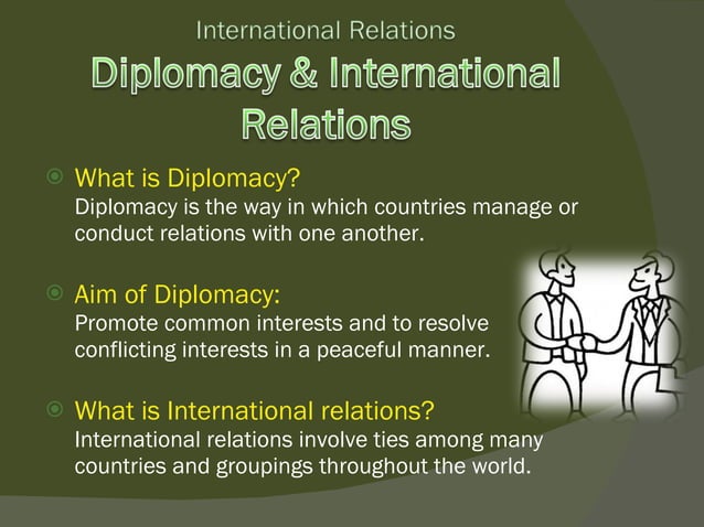 Ss diplomacy (international relations) | PPT