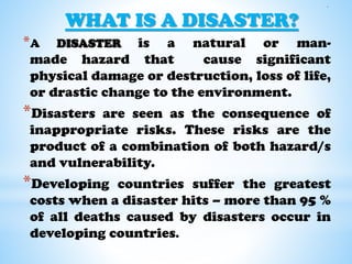 disaster managment - AKSHAY WILSON | PPT
