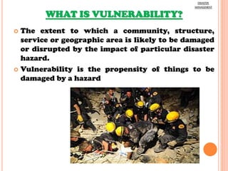disaster managment - AKSHAY WILSON | PPT
