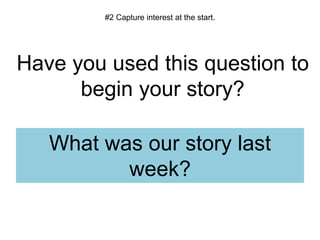 5 Simple Guidelines for Effective Storytelling | PPTX