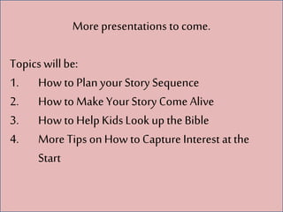 5 Simple Guidelines for Effective Storytelling | PPTX