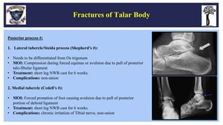 Fractures and Dislocations of Foot - Dr Sunkappa SR | PPTX