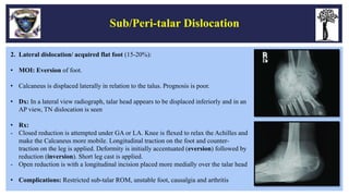 Fractures and Dislocations of Foot - Dr Sunkappa SR | PPTX