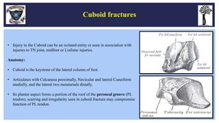 Fractures and Dislocations of Foot - Dr Sunkappa SR | PPTX