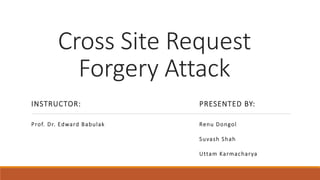 CSRF Attack and Its Prevention technique in ASP.NET MVC | PPTX