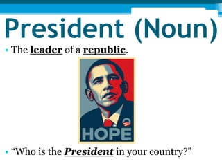 Government and Economy Social Studies Vocabulary Cards | PPTX