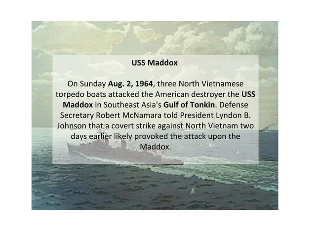 Gulf of Tonkin | PPT