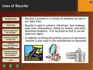 Social Studies M3 Bauxite & Other Minerals | PPT