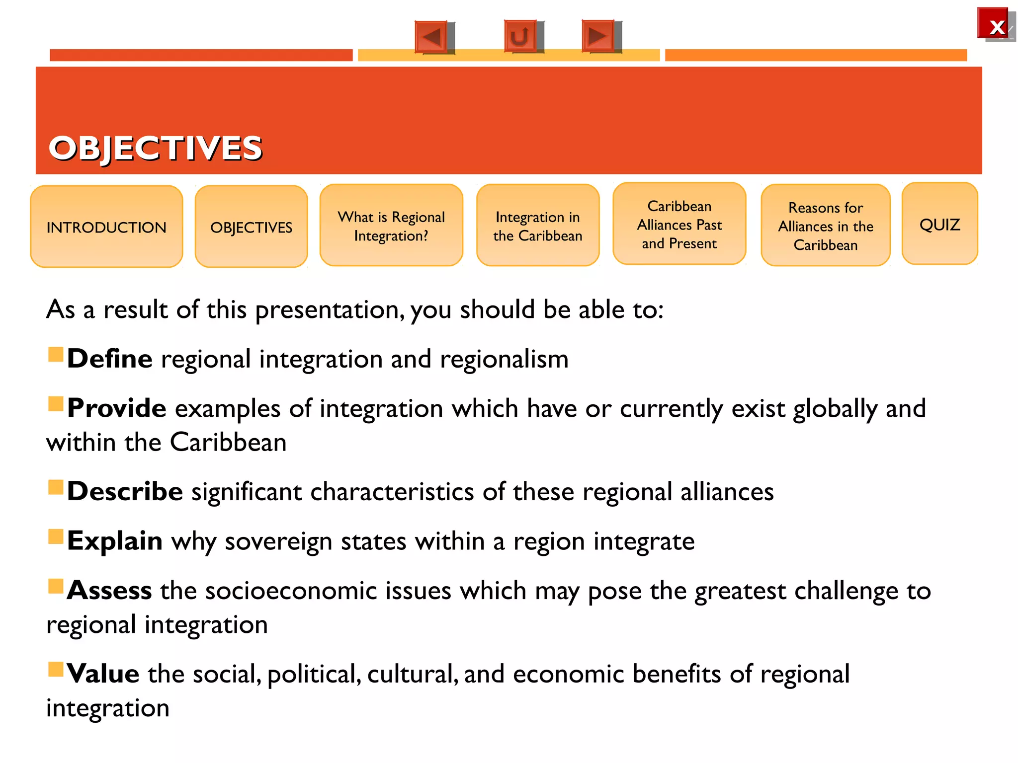 Social Studies M4 Regional Integration-Major Stages | PPT