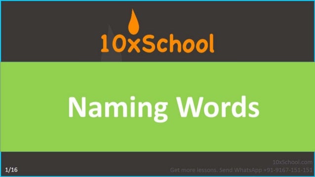 Grade 2 Naming Words grade-2-naming-words
