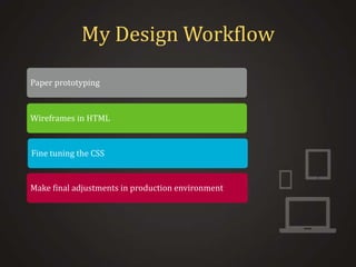 Using css framework for responsive ui design | PPT