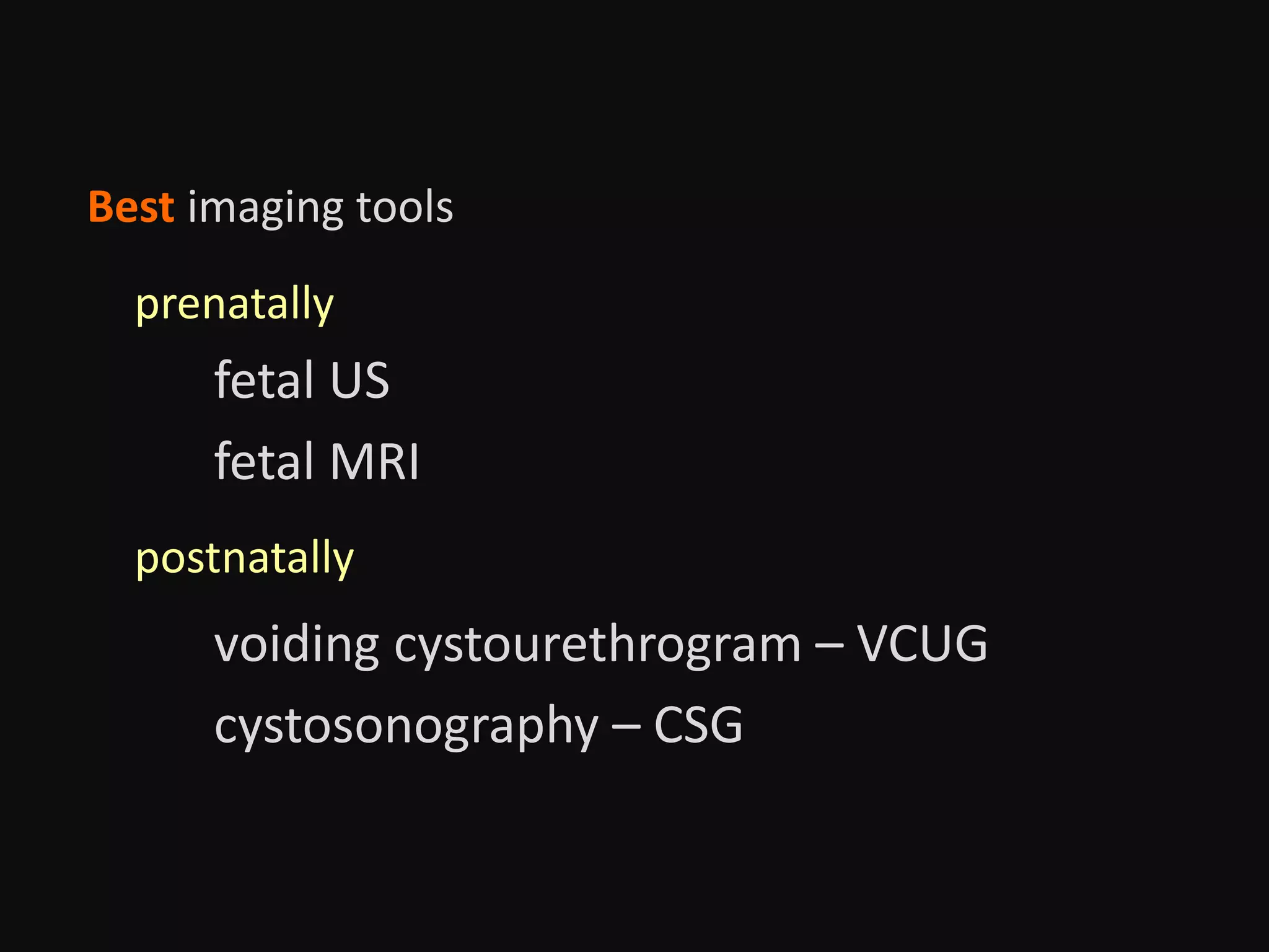 Posterior urethral valves - imaging findings | PPTX