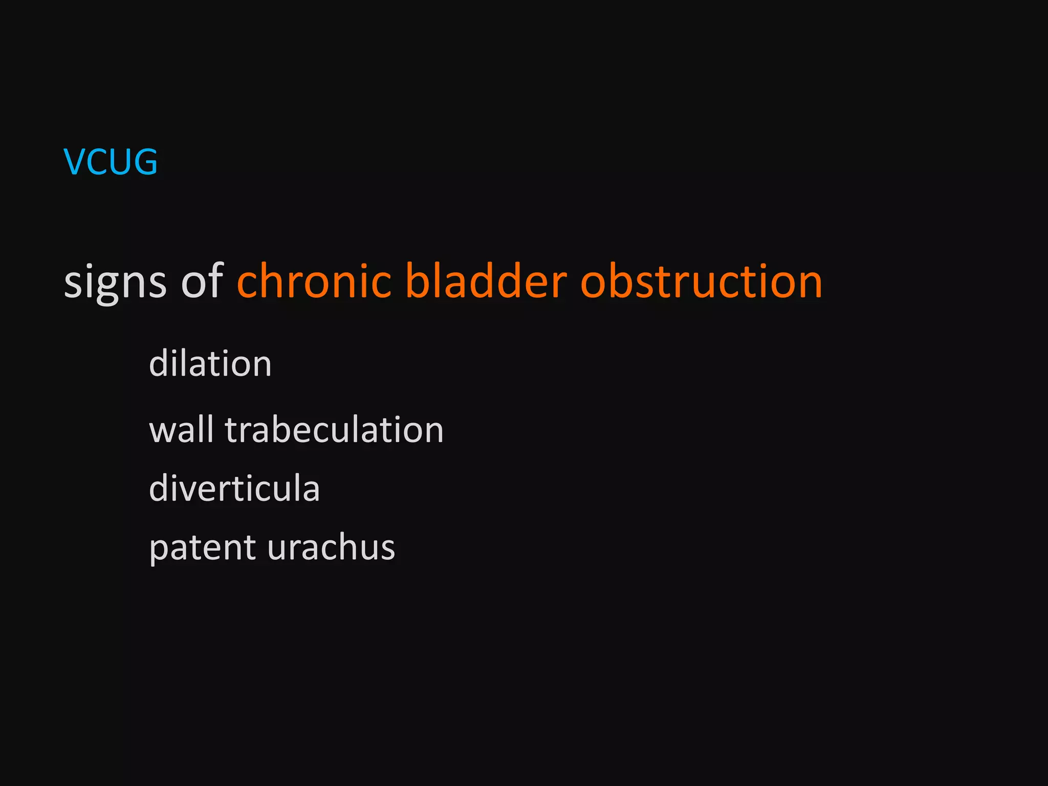 Posterior urethral valves - imaging findings | PPTX