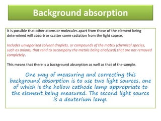 Ss working and application of aas | PDF