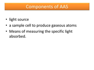 Ss working and application of aas | PDF
