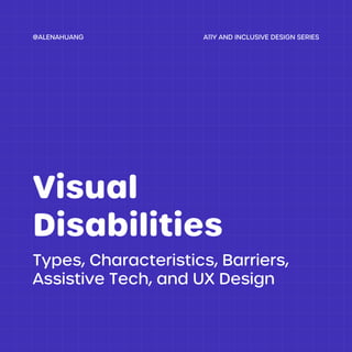 Visual Disabilities | PDF | Internet for Beginners | Internet