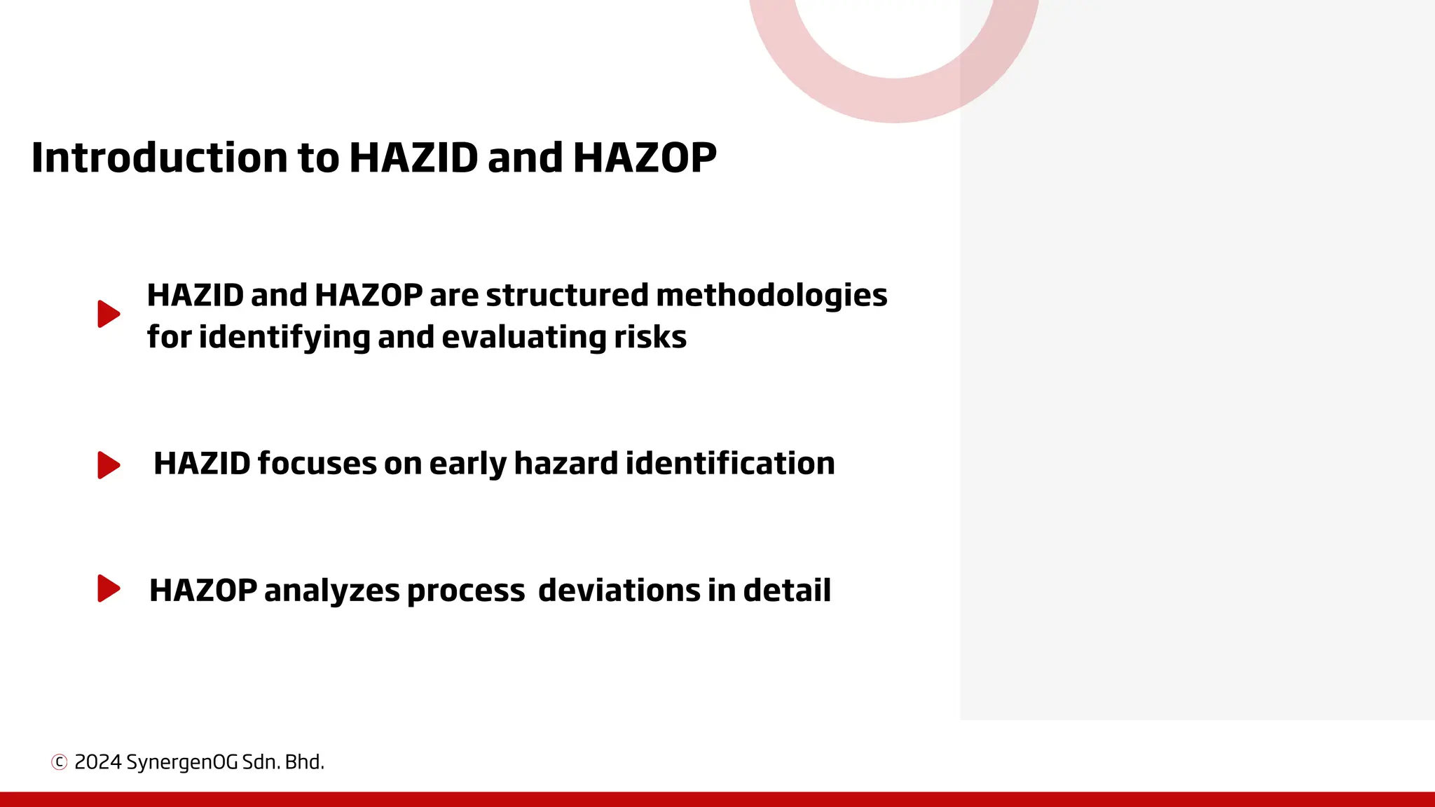 Hazard Identification (HAZID) vs. Hazard and Operability (HAZOP): A ...