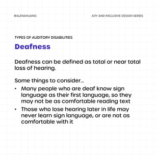 Auditory Disabilities | PDF