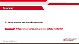 Understanding Process Safety Incidents in the Oil and Gas Industry | PDF