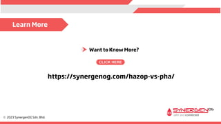 PHA vs HAZOP: Understanding Key Concepts in the Oil and Gas Industry | PDF