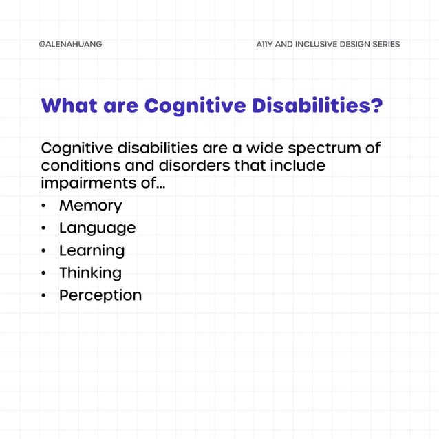 Cognitive Disabilities | PDF