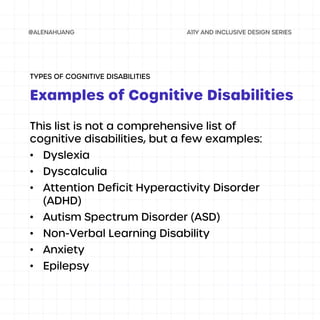 Cognitive Disabilities | PDF