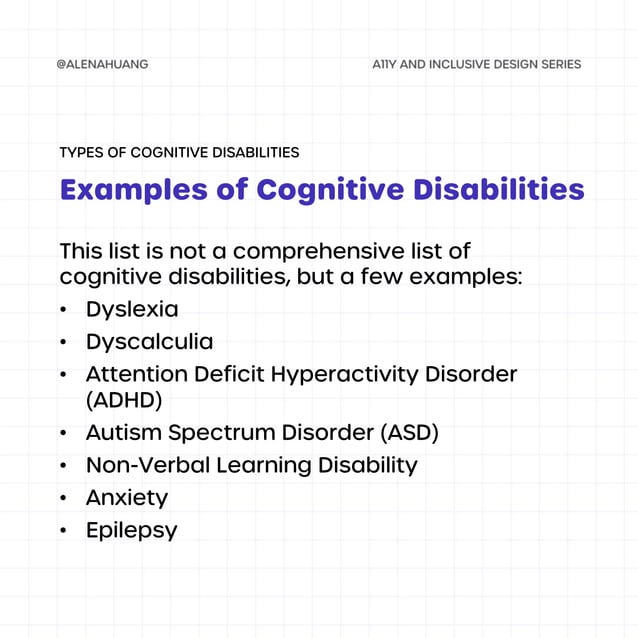 Cognitive Disabilities | PDF