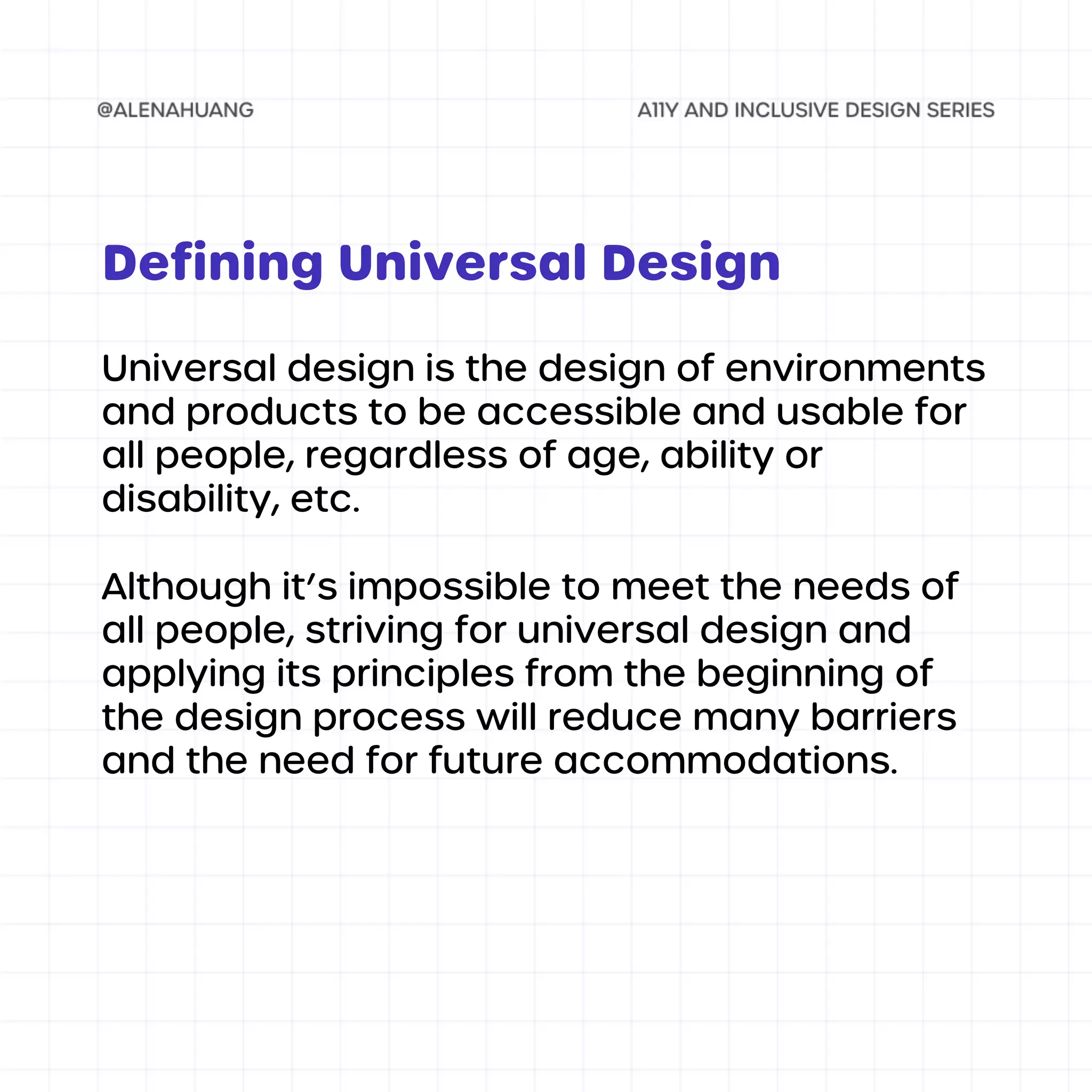 Principles of Universal Design | PDF